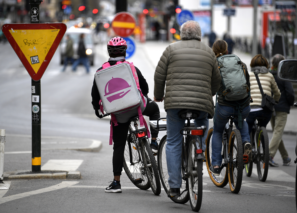 Bemanningsföretag arbetsgivare åt Foodora-bud - Syre